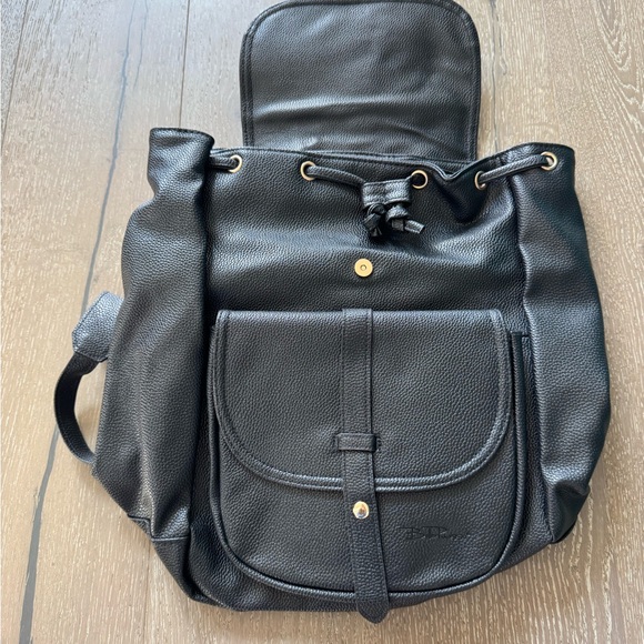 Bella Russo | Bags | Bella Russo Black Backpack Purse | Poshmark